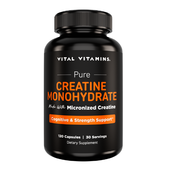 Creatine Monohydrate Capsules – Vital Vitamins